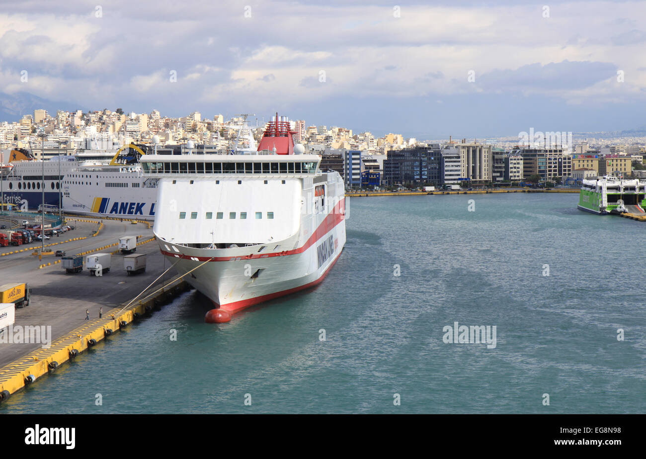 Athens ferry ferries hi-res stock photography and images - Alamy