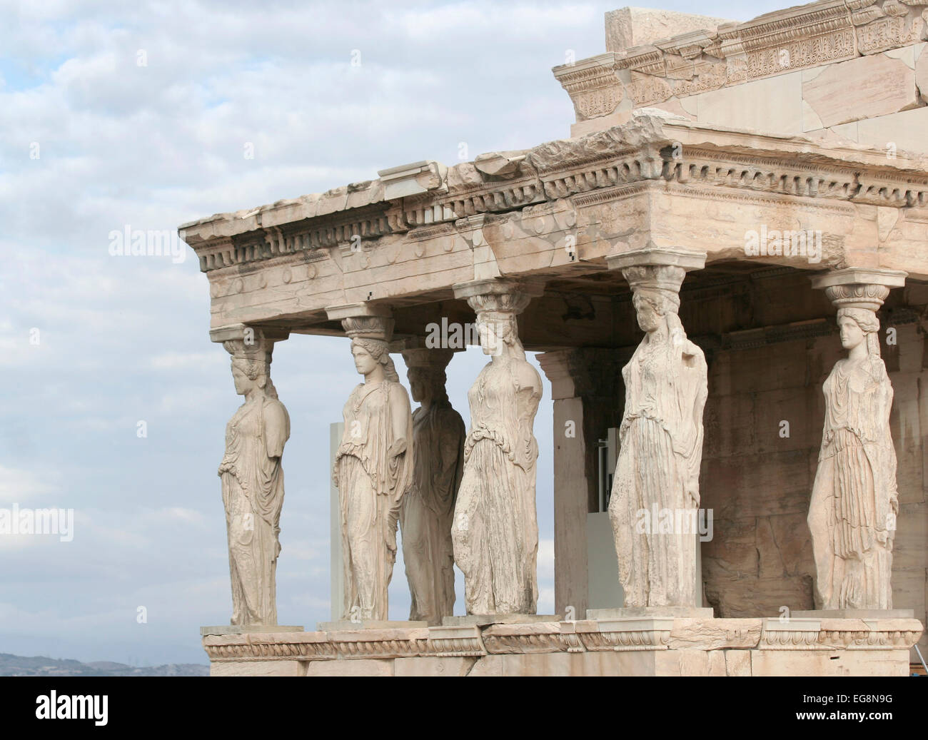 Porch of the Caryatids at Acropolis Stock Photo - Alamy