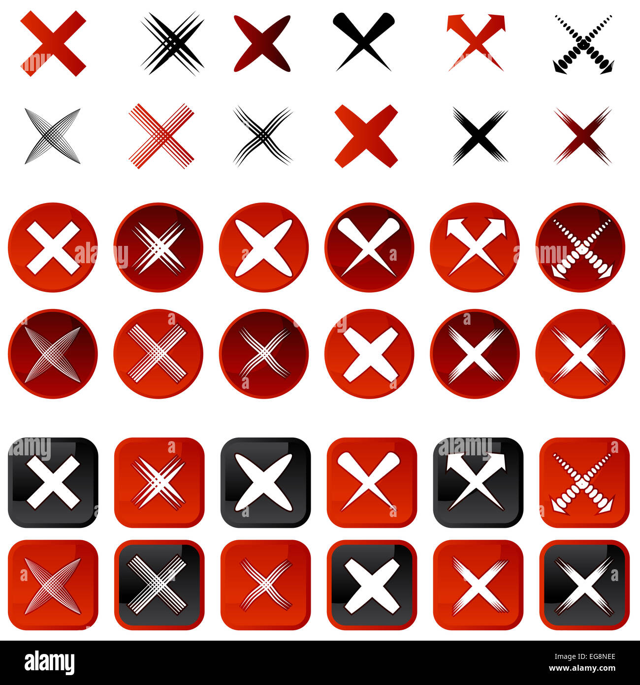 An image of a cancel icons Stock Photo - Alamy