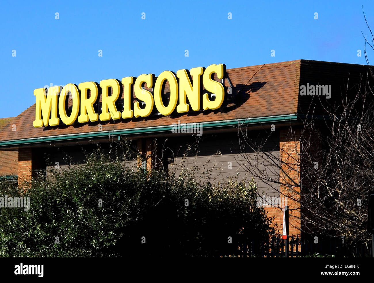 Morrisons name sign hi-res stock photography and images - Alamy