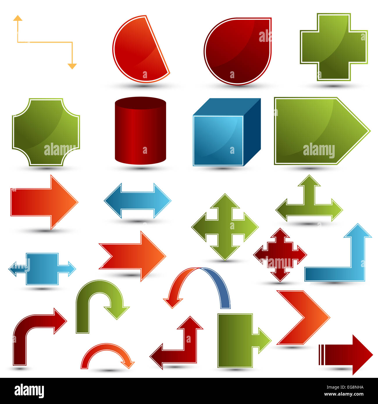 Clipart shapes hi-res stock photography and images - Alamy