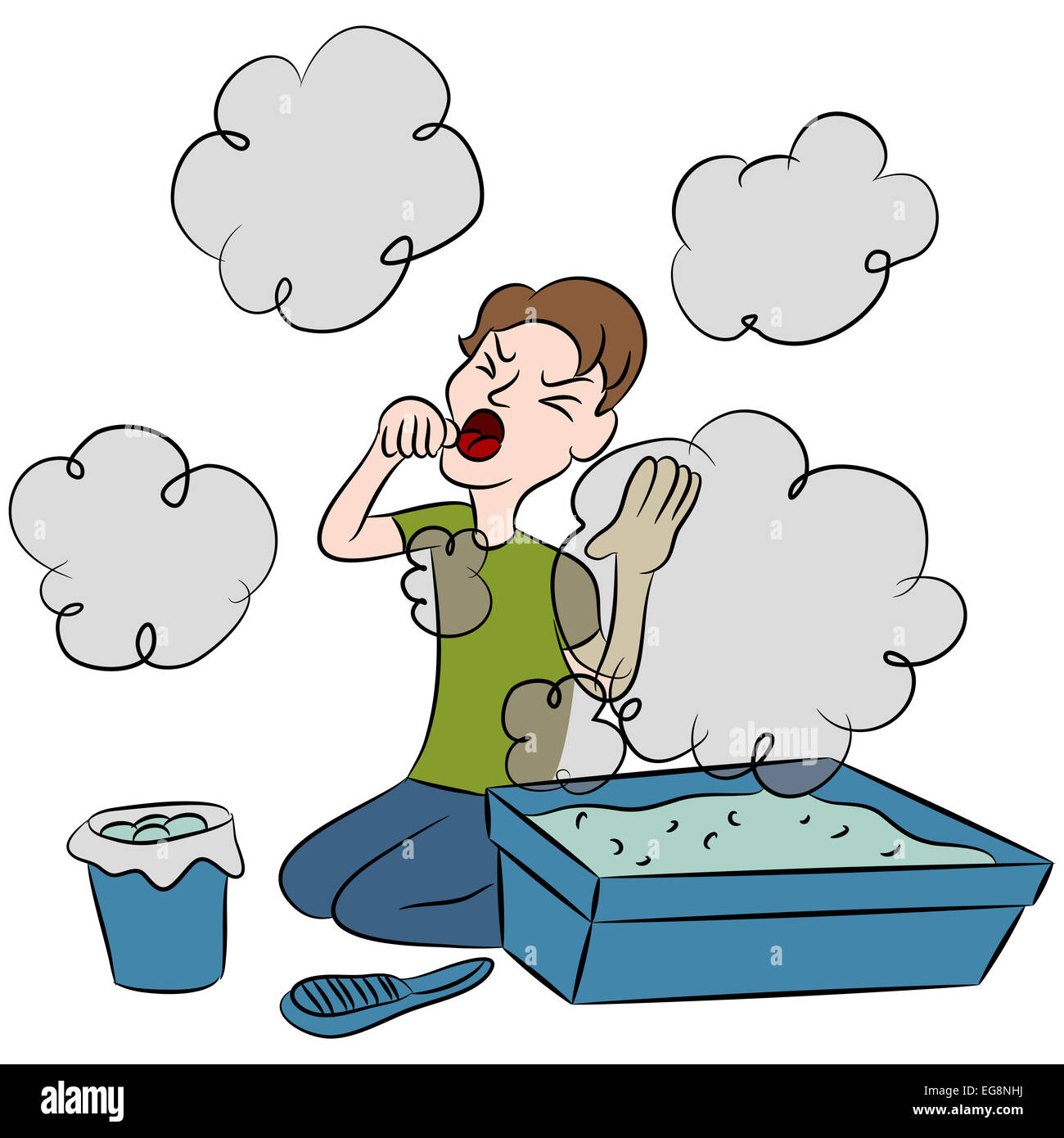 Choking clip art hi-res stock photography and images - Alamy