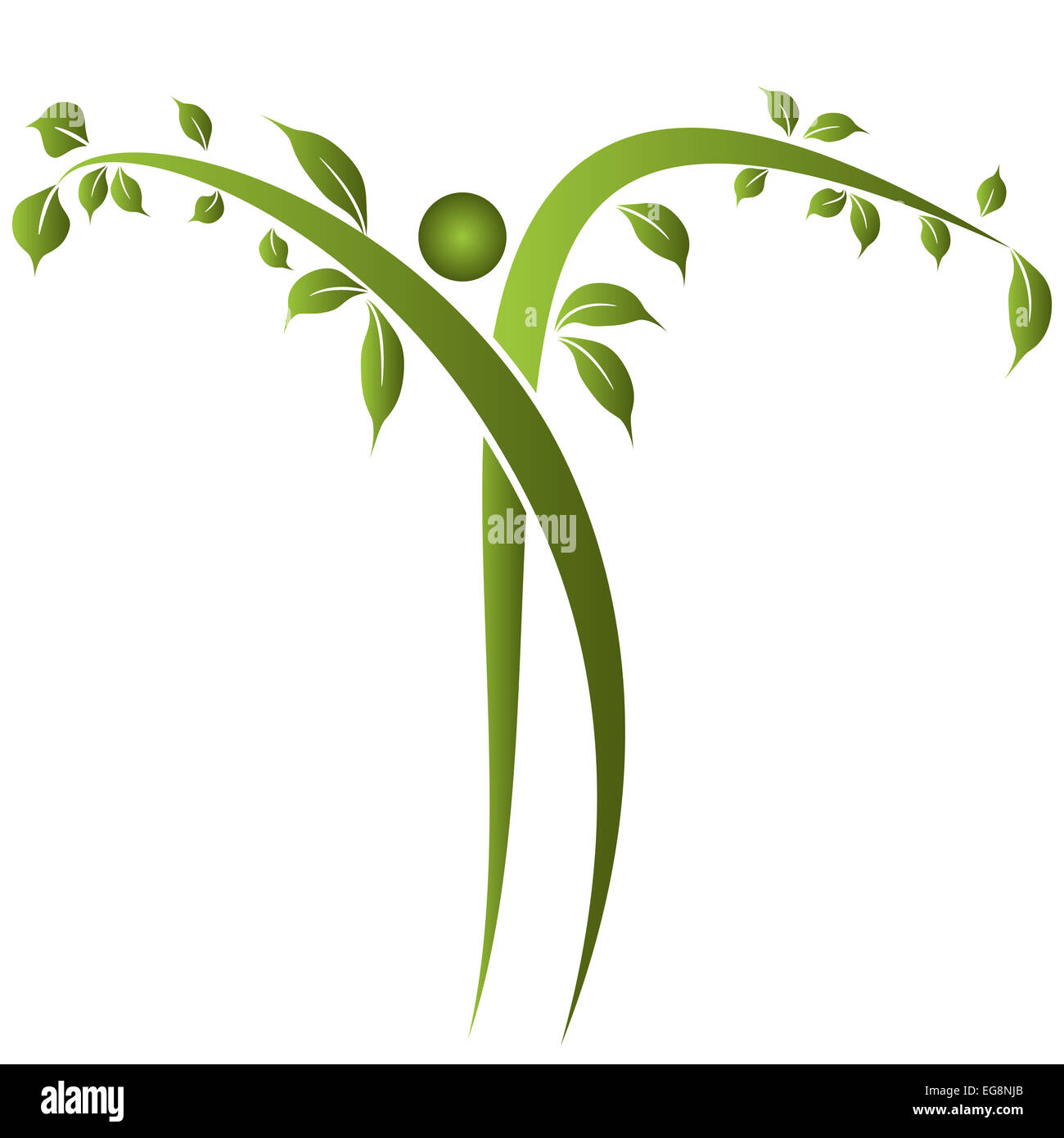 Stick figure tree Cut Out Stock Images & Pictures - Alamy