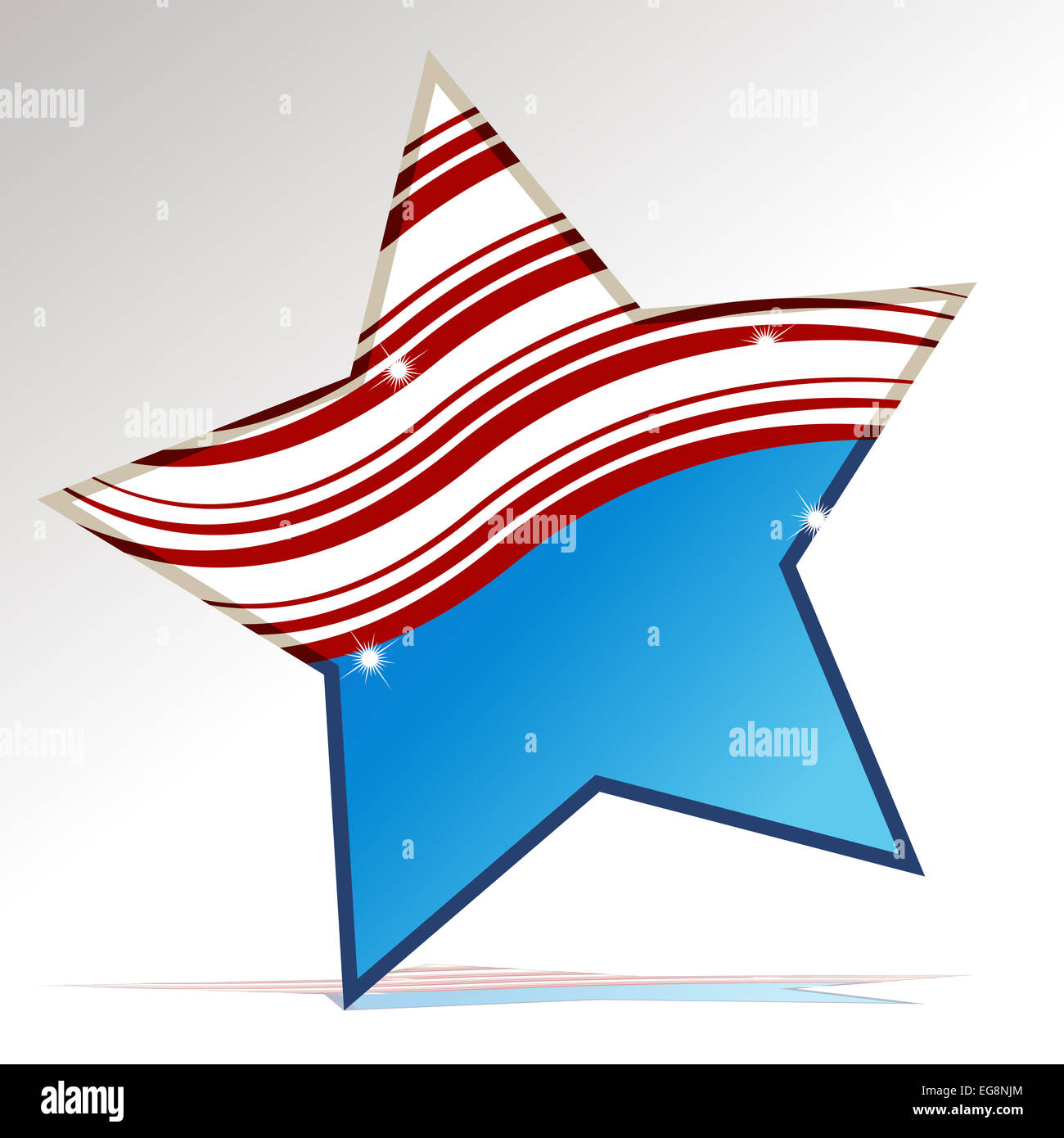 An image of a patriotic star Stock Photo - Alamy