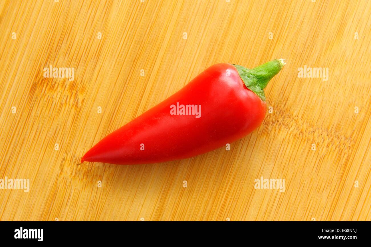 Single Red Chilli High Resolution Stock Photography and Images - Alamy