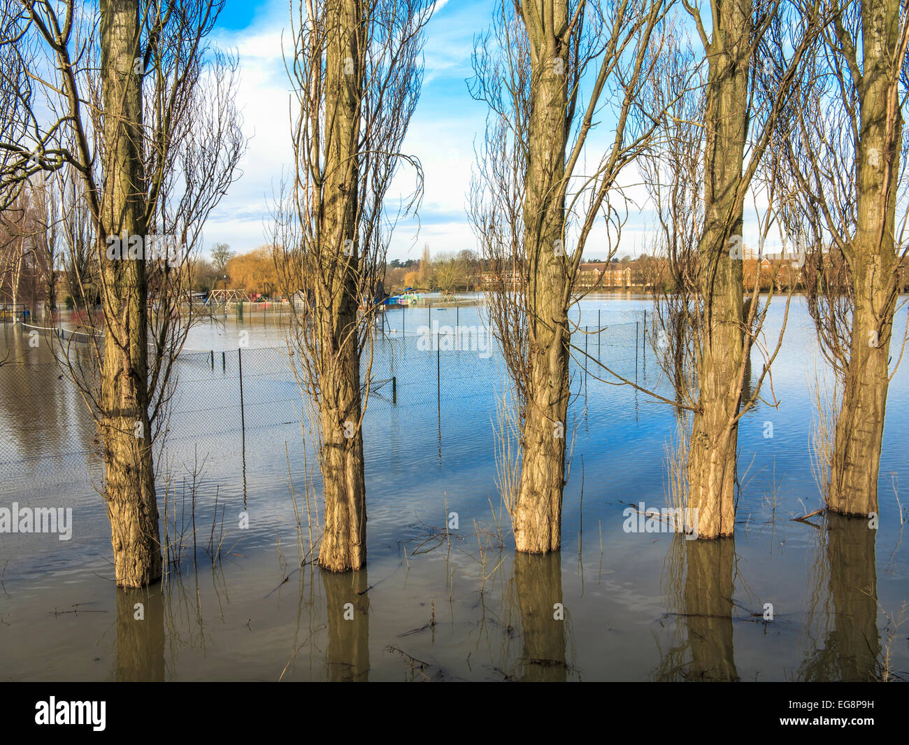 Floods in Reading Stock Photo - Alamy