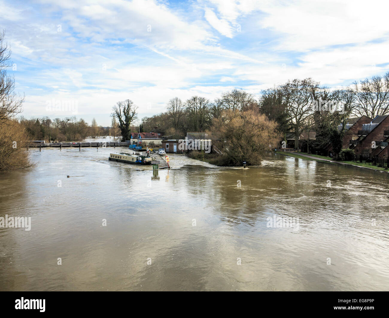 Floods in Reading Stock Photo - Alamy
