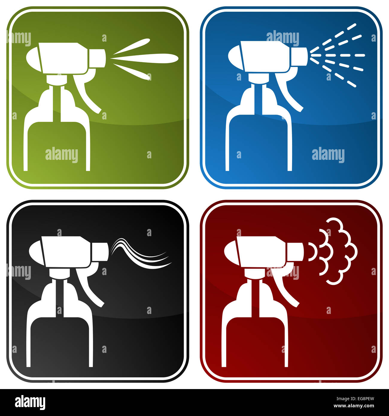 An image of spray bottle icons Stock Photo - Alamy