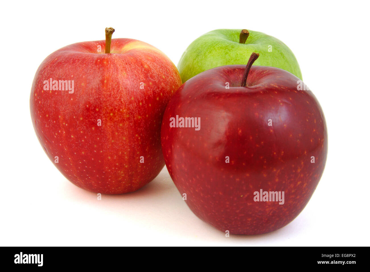 Pattern red green apple Cut Out Stock Images & Pictures - Alamy