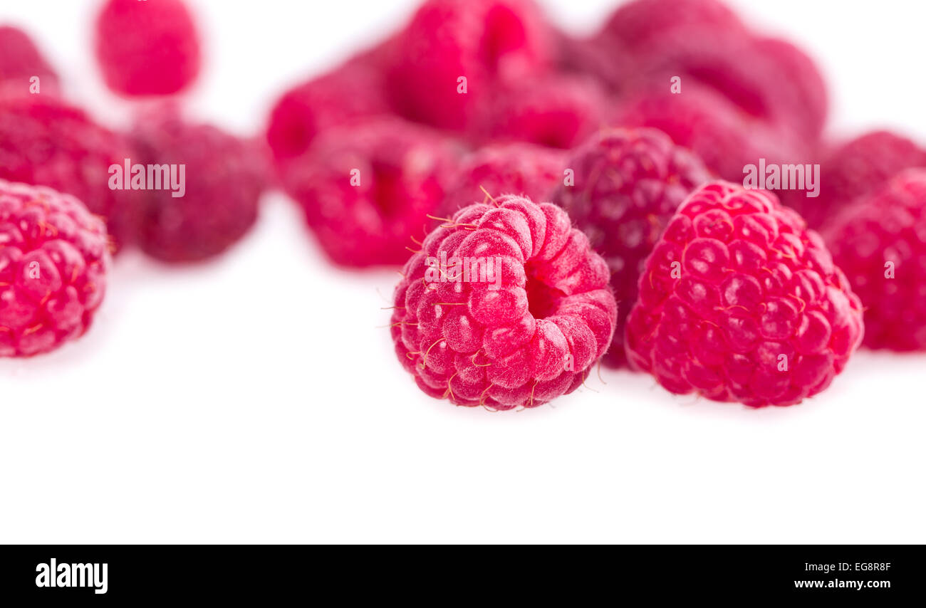 raspberry fruit isolated Stock Photo - Alamy