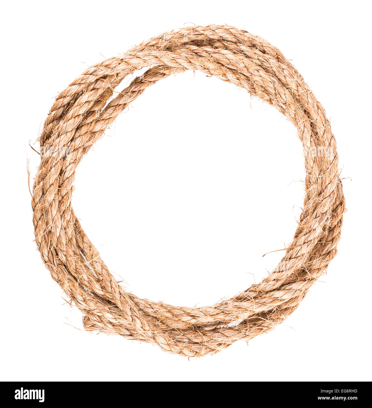 rope isolated white background tool Stock Photo - Alamy