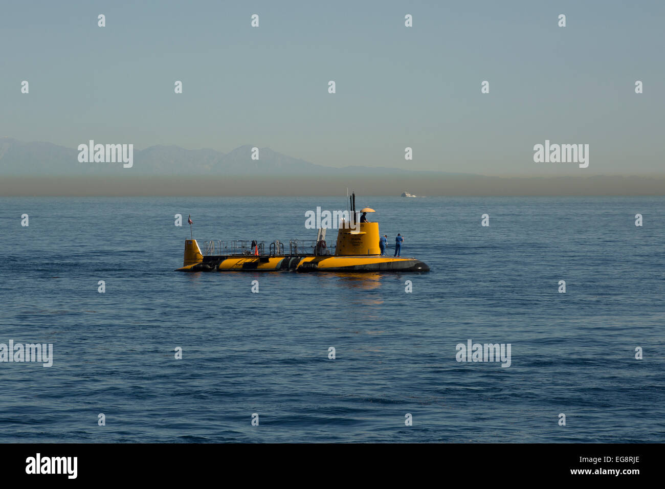Tourist submarine at Catalina Island, California USA Stock Photo - Alamy