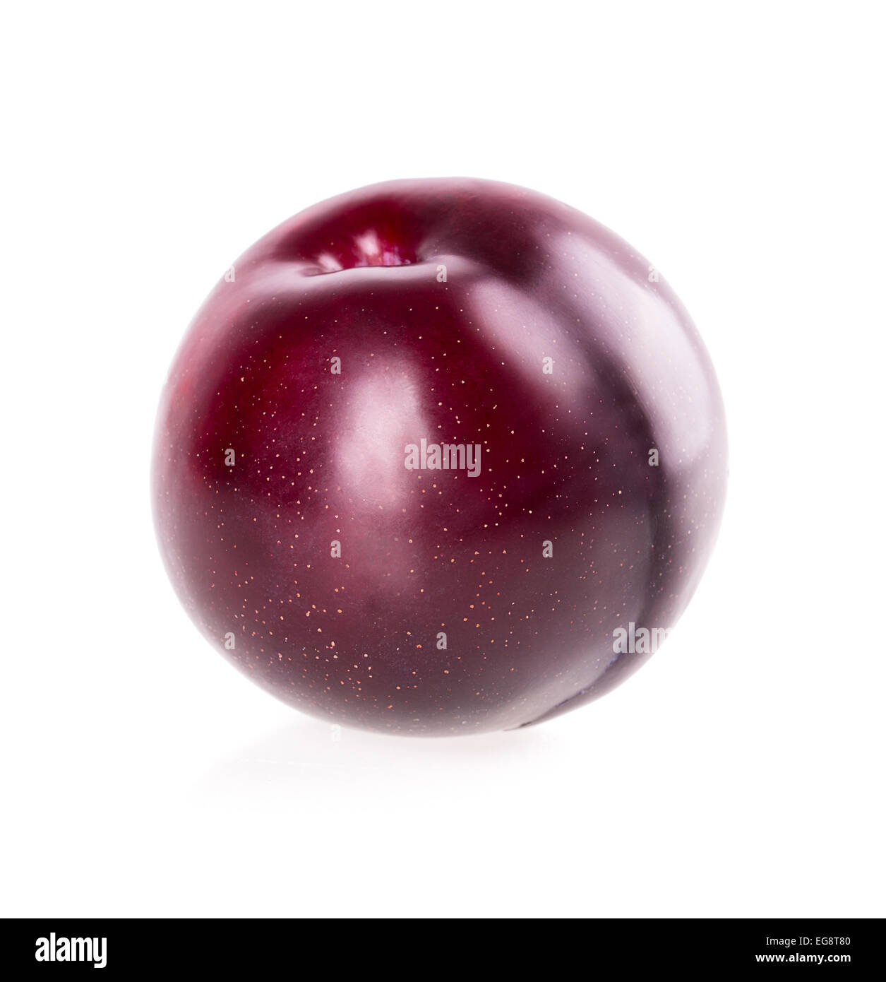 plum plums white isolated background fruit Stock Photo - Alamy