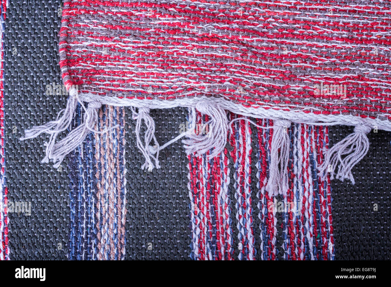 carpet blue texture background fabric mat Stock Photo - Alamy