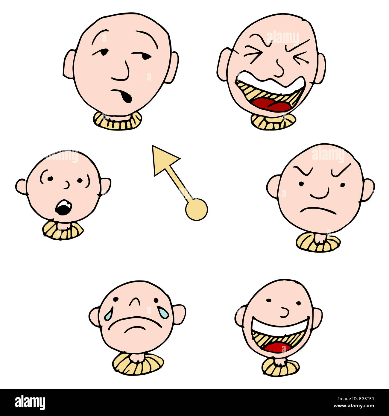 Man different faces emotions hi-res stock photography and images - Alamy