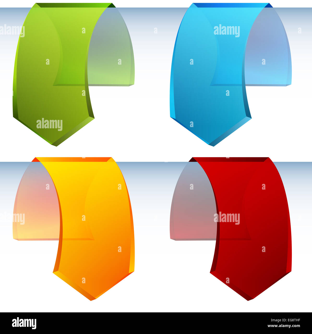 White arrow red flag Cut Out Stock Images & Pictures - Alamy