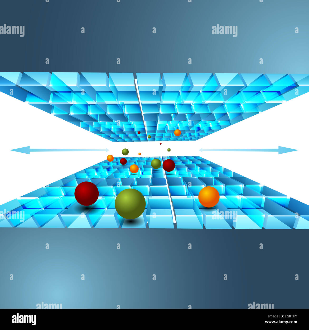 An image of a 3d timeline perspective background Stock Photo - Alamy