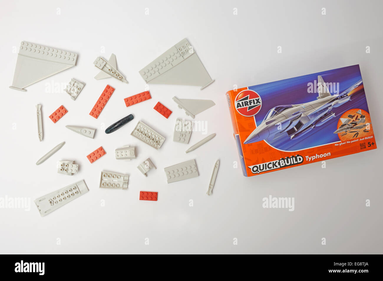 Airfix QuickBuild Typhoon jet fighter Stock Photo - Alamy