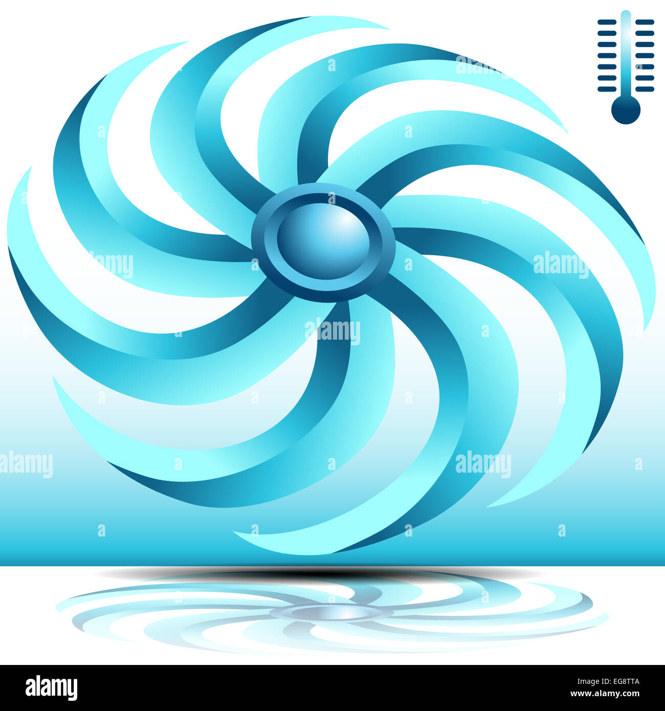 An image of a 3d cooling fan Stock Photo - Alamy