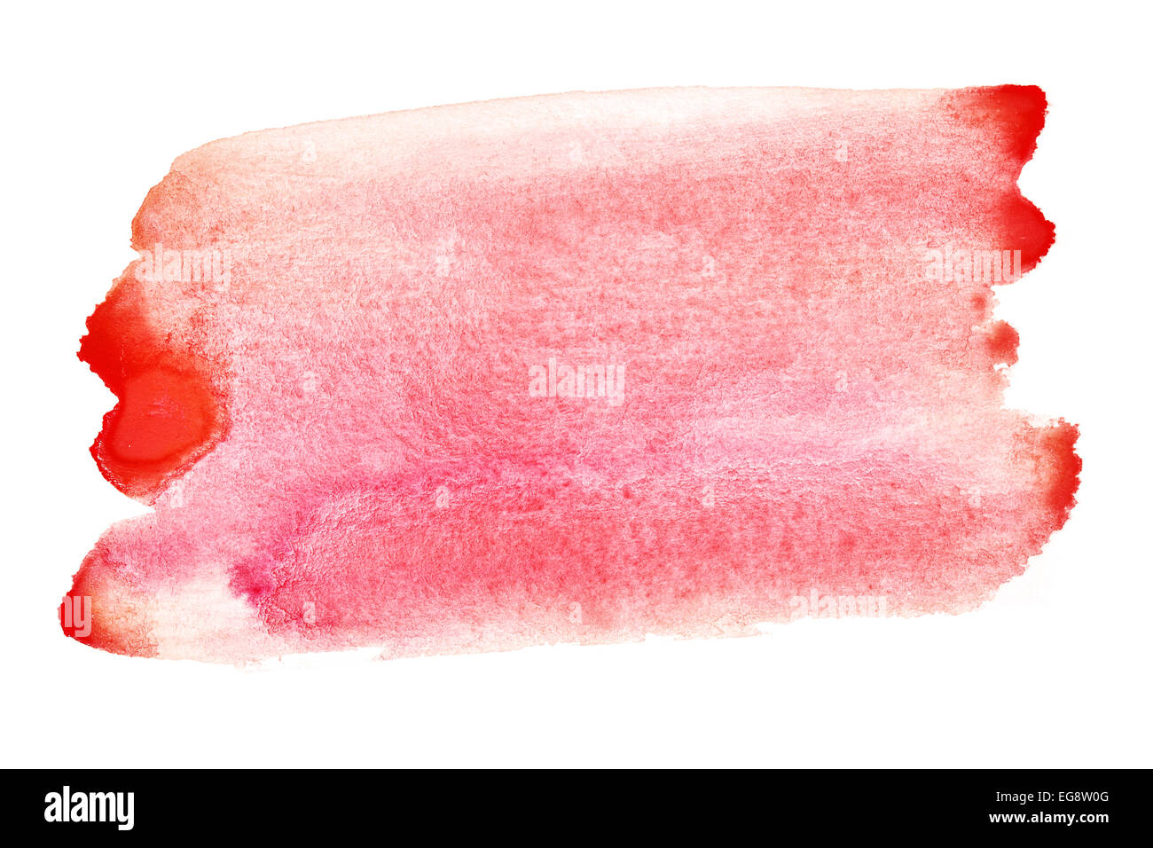 Red watercolor brush strokes - space for your own text Stock Photo - Alamy