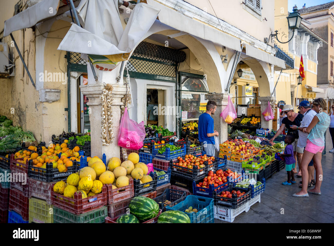 Corfu shop hi-res stock photography and images - Alamy