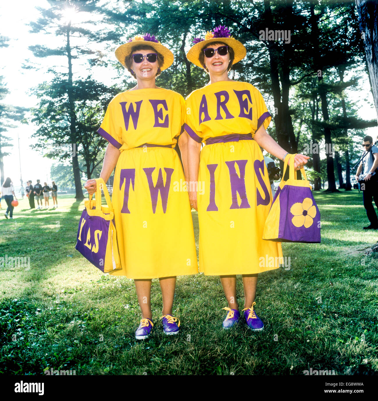 TWINSBURG, OH – AUGUST 1: Sets of twins gather together at the Twins ...