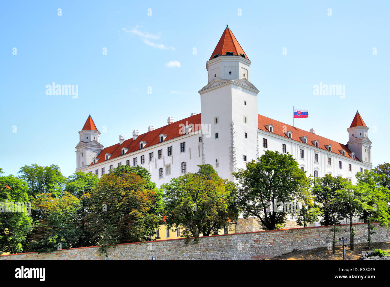 View of Bratislava Castle, Slovakia Stock Photo - Alamy