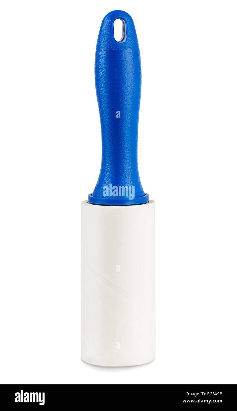 roller cleans clothes Isolated on white background Stock Photo - Alamy