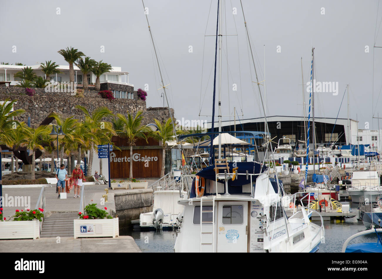 Marina Calero in Lanzarote Canary Islands Stock Photo - Alamy