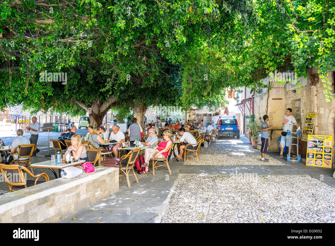Medieval old City of Rhodes Rodos Dodecanese Stock Photo - Alamy