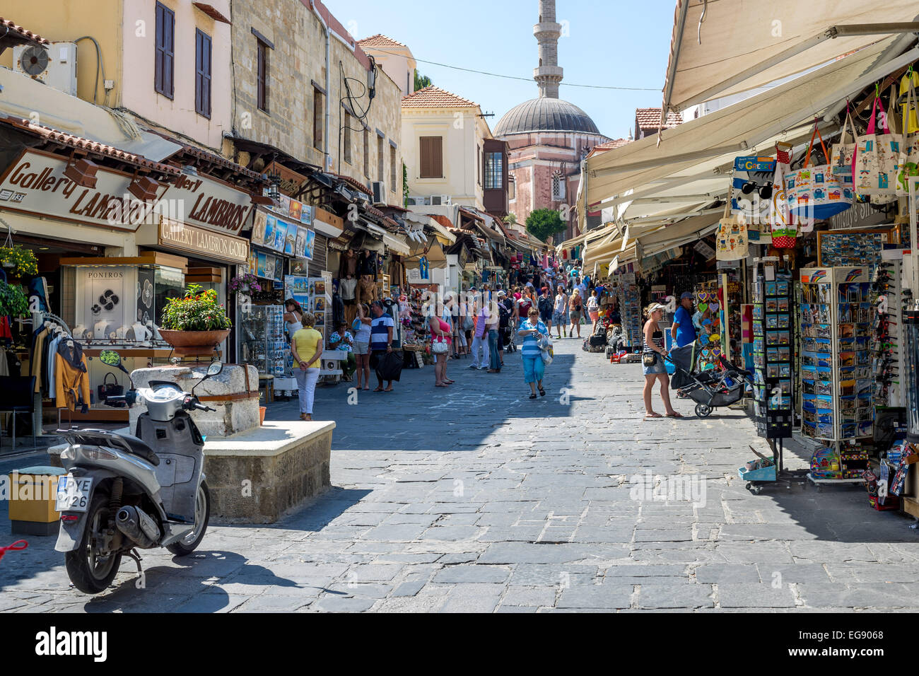 Medieval old City of Rhodes Rodos Dodecanese Stock Photo - Alamy