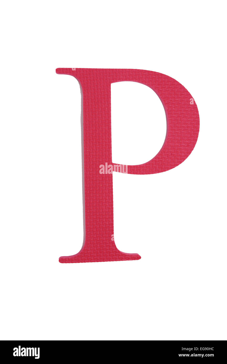 Colorful greek alphabet. Rho. Red Stock Photo - Alamy