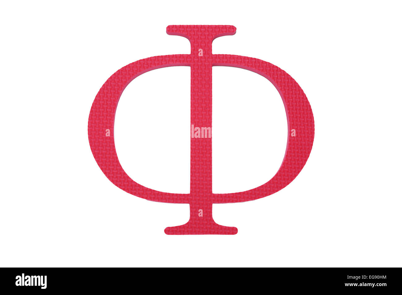 Greek Alphabet Phi