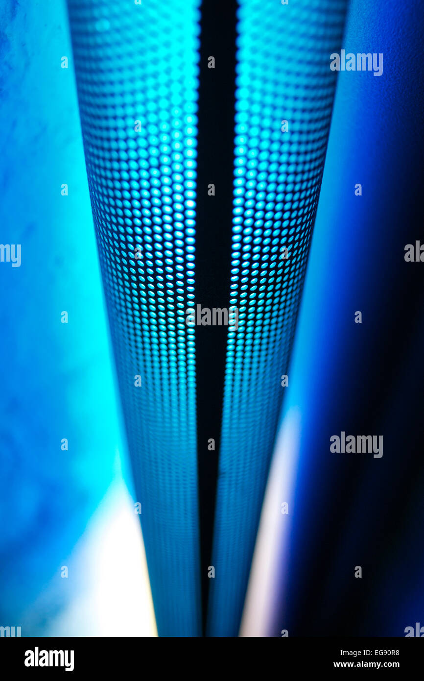 Blue Neon Light Stock Photo - Alamy