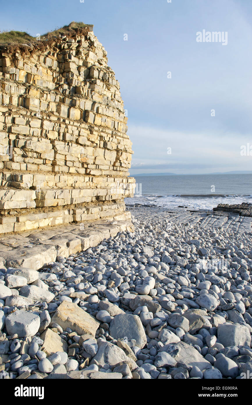 Rocky Beach at Llantwit Major in Wales, United Kingdom Stock Photo - Alamy