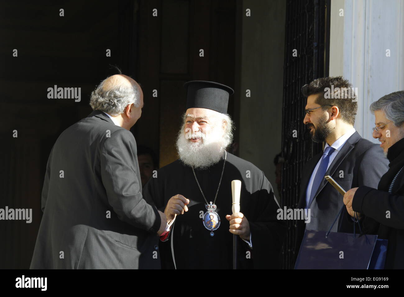 Athens, Greece. 19th February, 2015. Patriarch Theodore II of ...