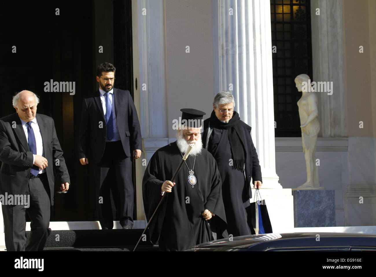 Athens, Greece. 19th February, 2015. Patriarch Theodore II of ...