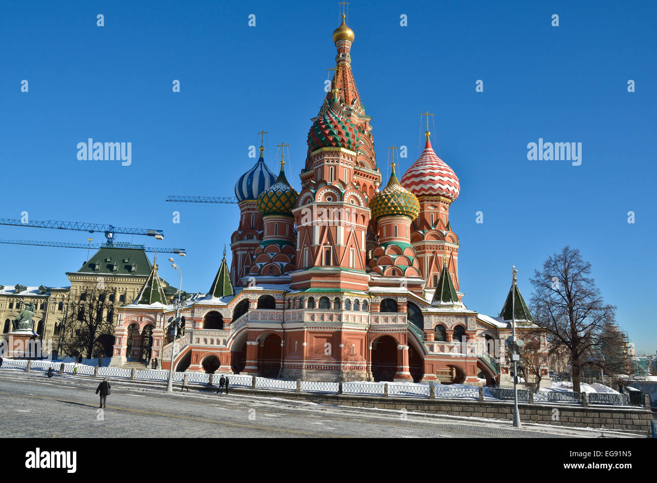 Moscow russia colored landmarks hi-res stock photography and images - Alamy