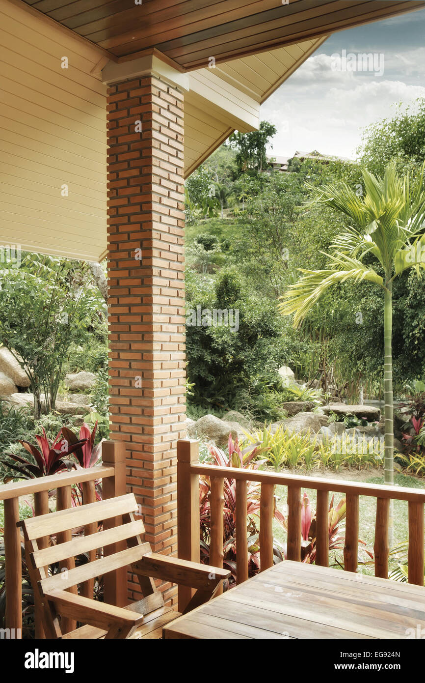 Tropic porch hi-res stock photography and images - Alamy