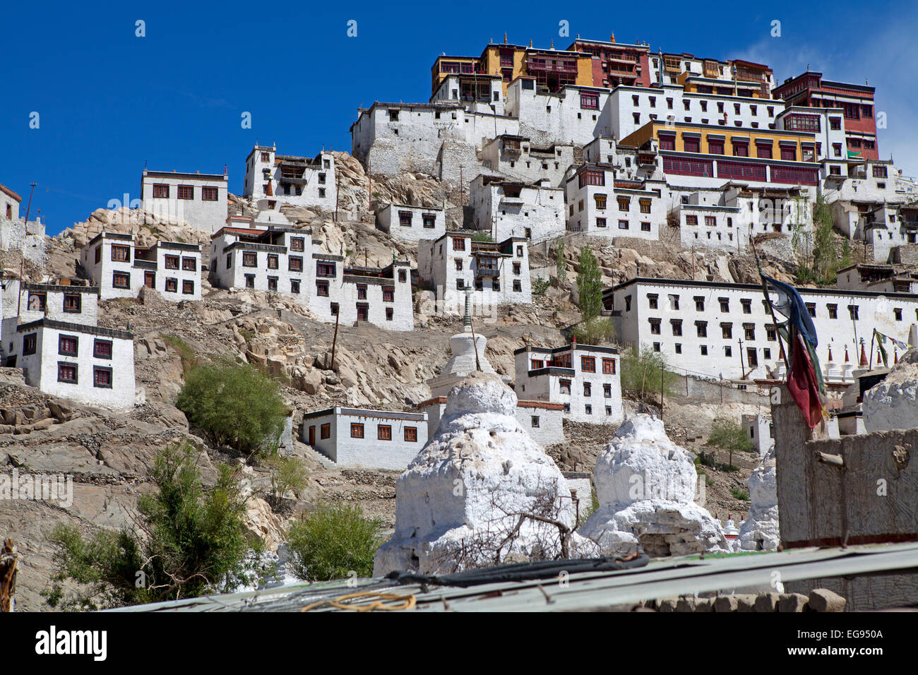 Thikse Monastery near Leh Stock Photo - Alamy