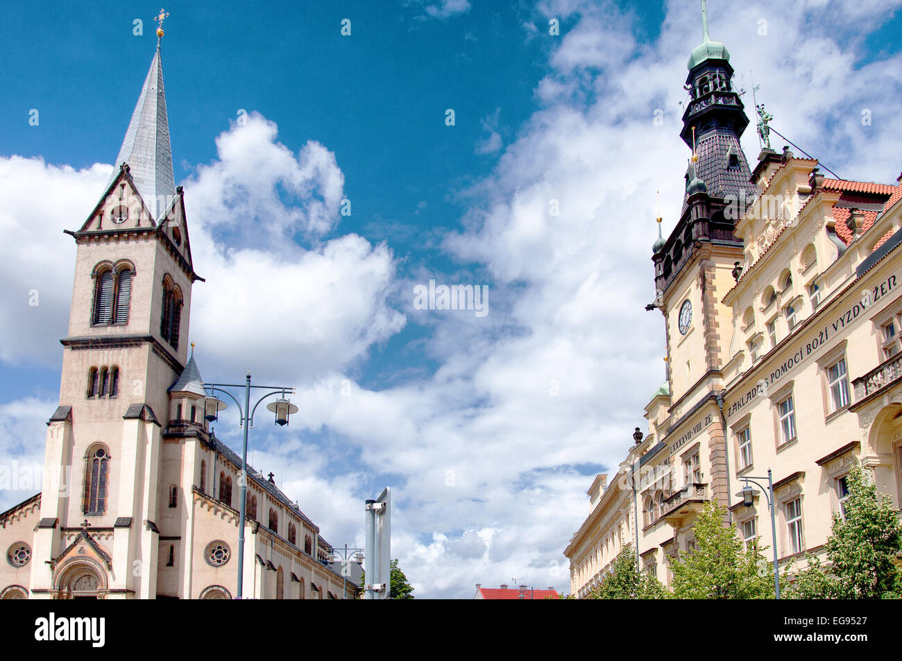Old catholic church in Prague, Czech Republic Stock Photo - Alamy