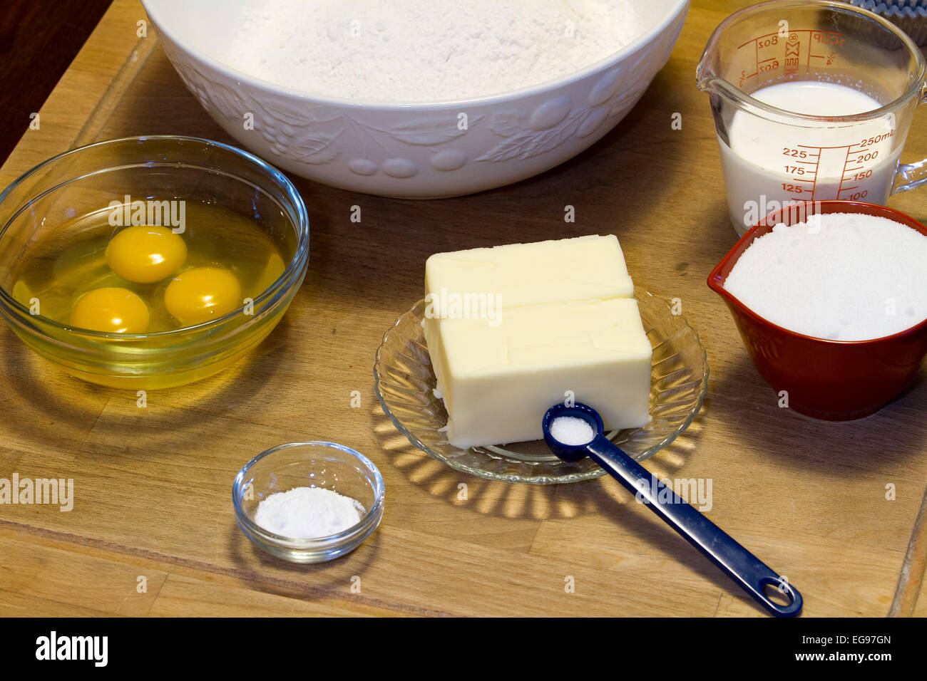 Ingredients sweet desserts hi-res stock photography and images - Alamy