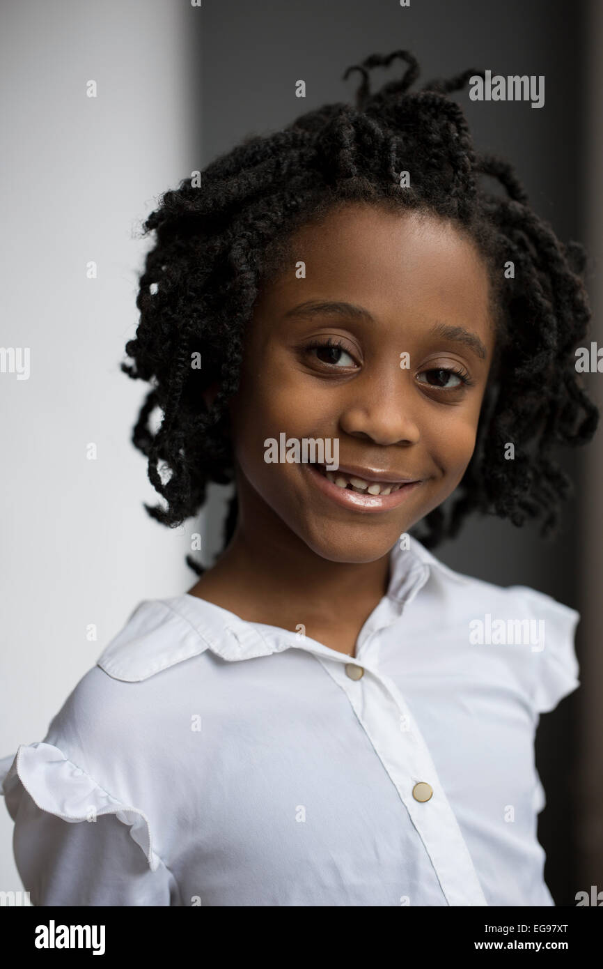 Photo Session with 7 Year Old Stock Photo - Alamy