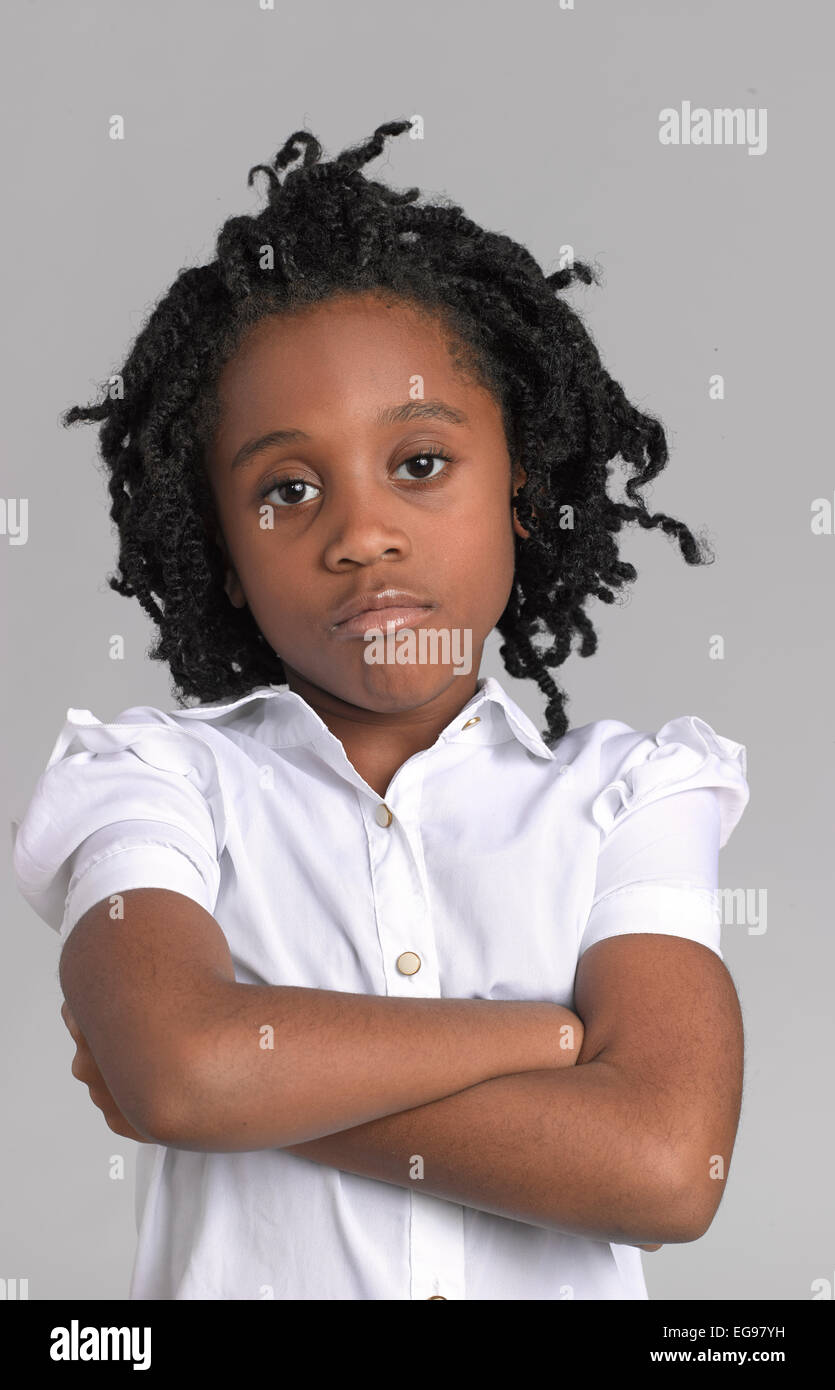 Photo Session with 7 Year Old Stock Photo - Alamy