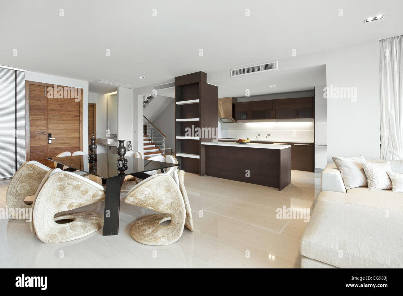 Apartment large room panoramic view hi-res stock photography and images ...