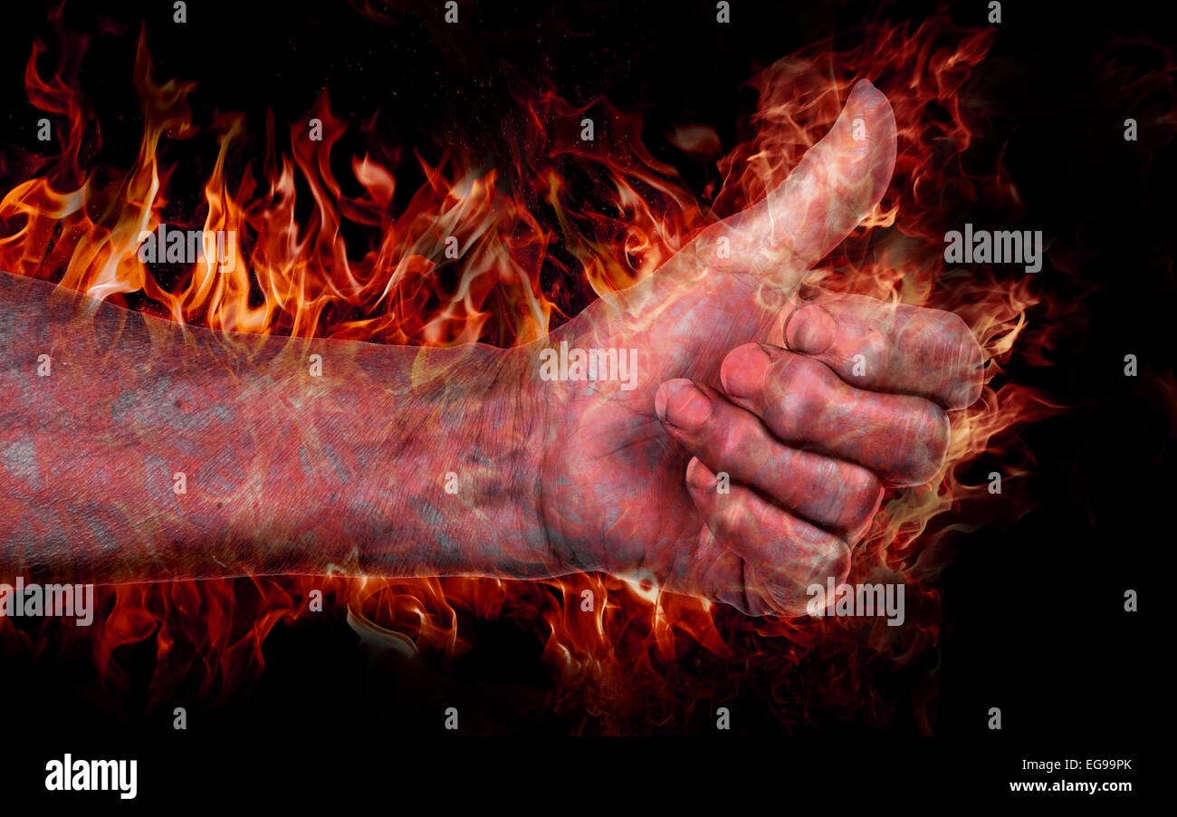 Ghost hand thumbs up hi-res stock photography and images - Alamy