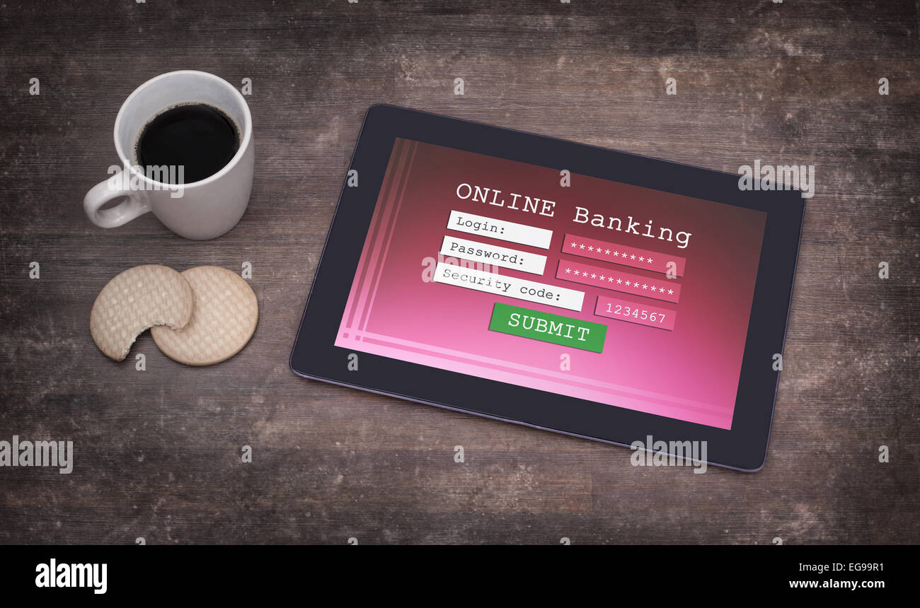 Online banking security device hi-res stock photography and images - Alamy