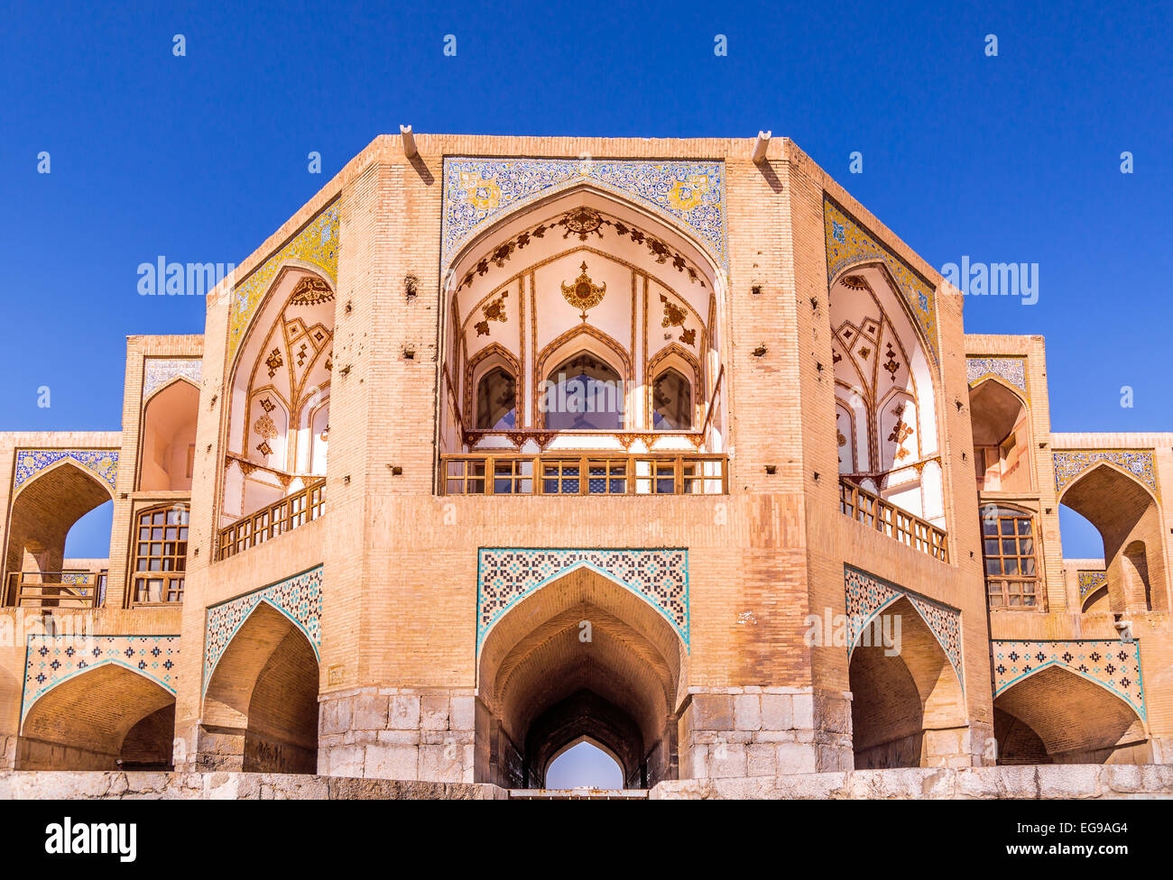 Khajoo bridge in Isfahan, Iran Stock Photo - Alamy