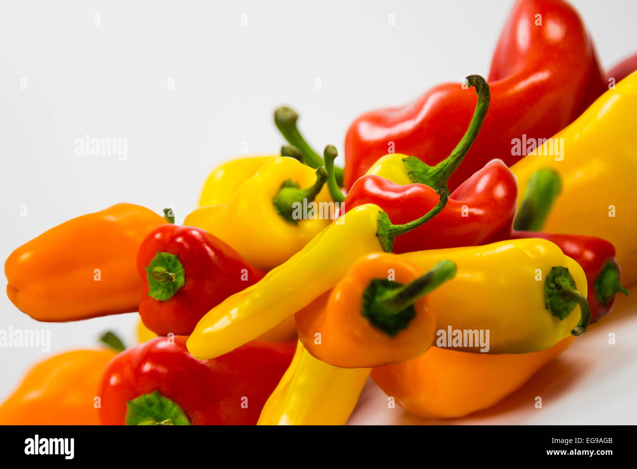 Mini red yellow peppers hi-res stock photography and images - Alamy