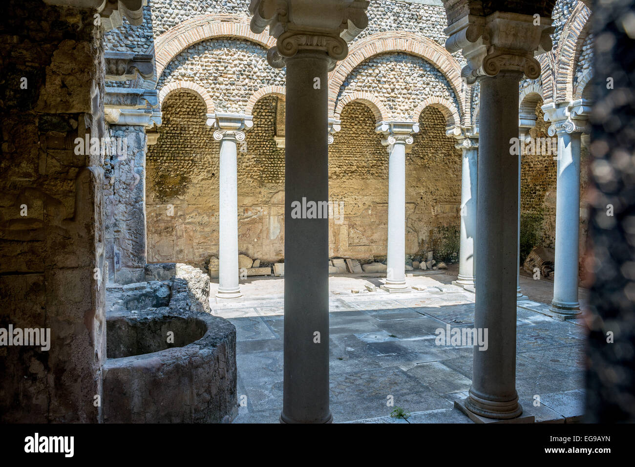 Ancient Roman City of Kos Temple Stock Photo - Alamy